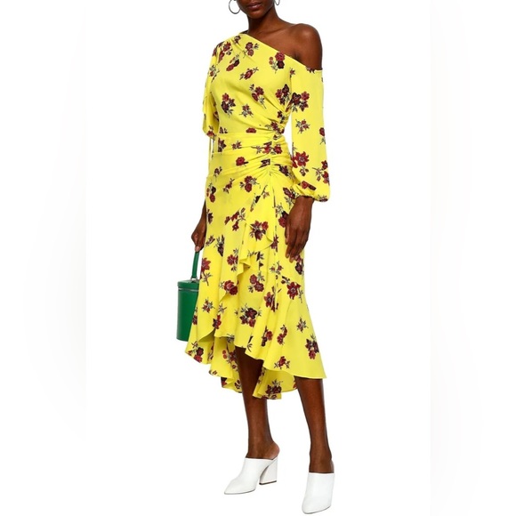 A.L.C. | Dresses | Alc Florence Dress Yellow Floral | Poshmark